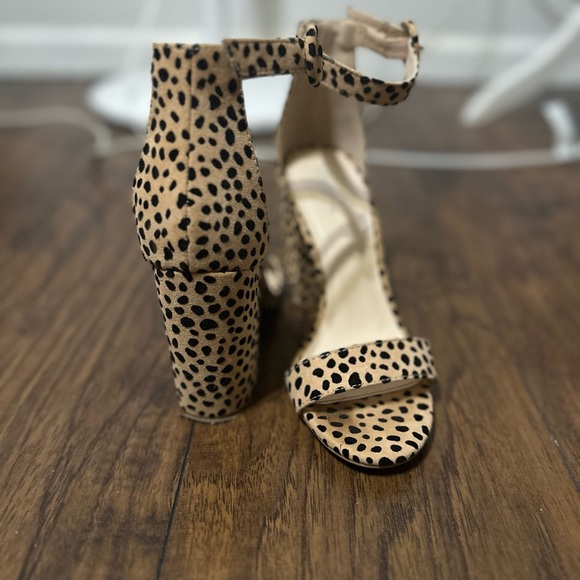 Francesca's Collections | Shoes | Cheetah Print Block Heels | Poshmark